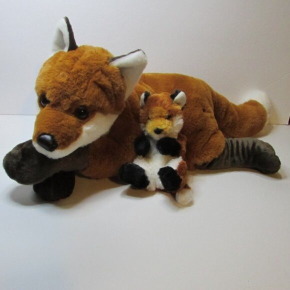 FAO Schwarz | Toys | Fao Schwarz 22 Laying Fox Stuffed Animal And ...